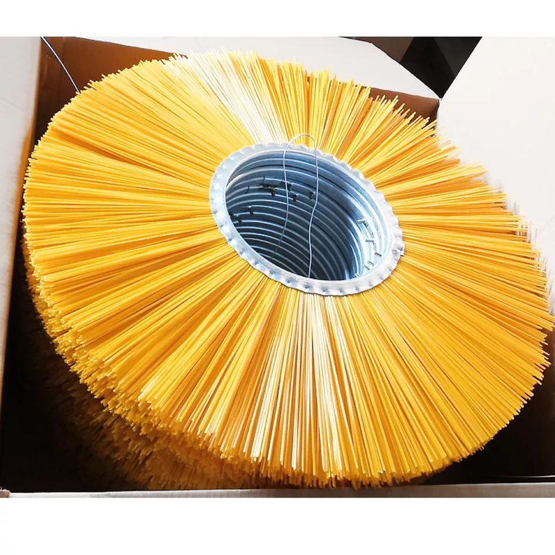 Flat/Convoluted Snow Sweeper Ring Brushes Plate Poly Wafer Broom Road ...