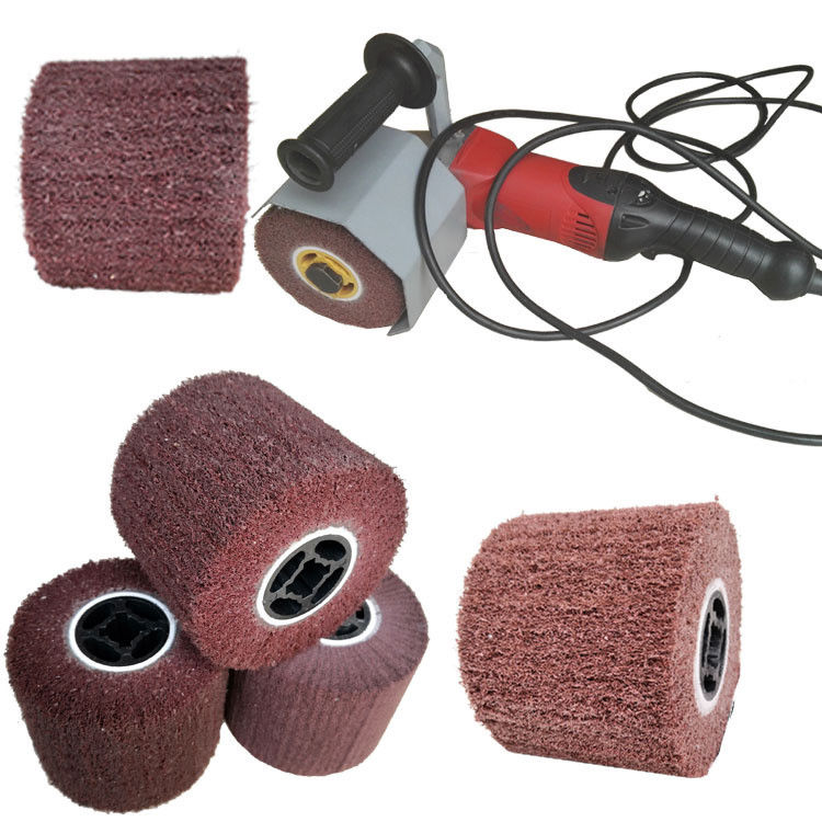 Stainless Steel Wire Drawing Wheel Cross Rubber Core Grinding And ...