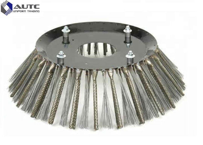 Steel Sweeper Broom Brushes Rotary Roller Customized Thickness Wear ...