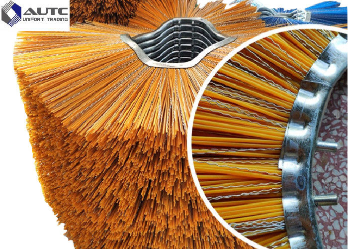 PP Zig Zag Street Cleaning Machine Bobcat Sweeper Brush Rotating Snow ...