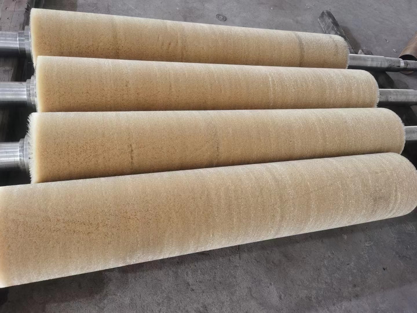 Roller Brush Cylindrical Industrial Cleaning Rust Scale Polishing Steel ...