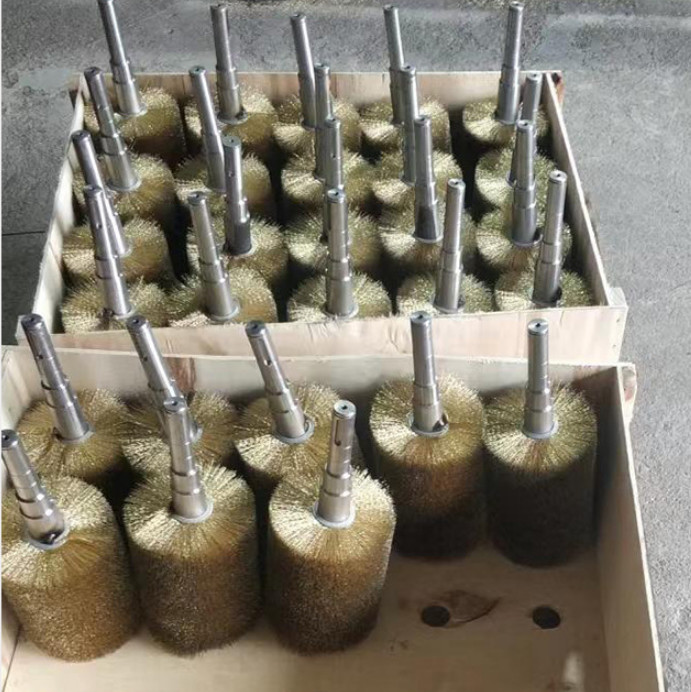 Wire Roller Winding Metal Wire Brush Roller Stainless Steel Wire Copper ...