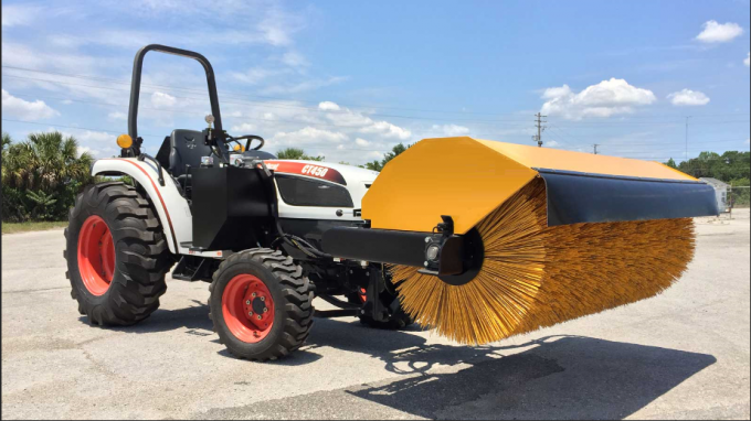 Cleaning Rotary Snow Sweeper Brush For Bobcat Machine Wafer Brushes ...