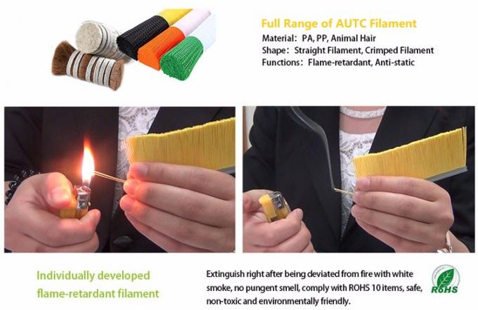 Galvanized Sheet PBT Aluminium Core Cleaning Industrial Roller Brush