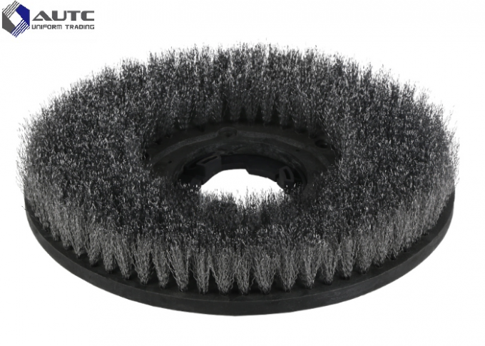 Malish Rotating Scrub Brush Stainless Steel Wire Floor Carpet Scrubber ...