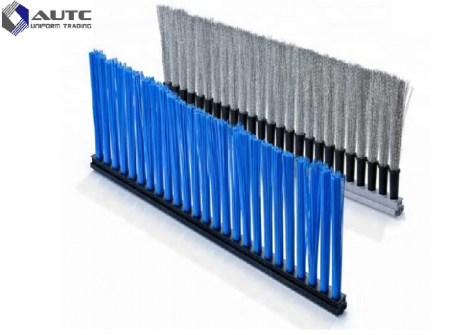 Sweeper Broom Stainless Steel Strip Brush , Industrial Cleaning Brushes ...