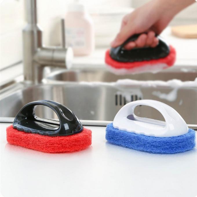 Multi function Housekeeping Brushes Non- Scratch Scrub Sponge for ...