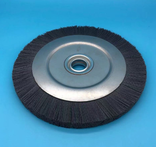 Diameter 200mm Abrasive Wire Polishing Wheel Brush Surface Grinding ...