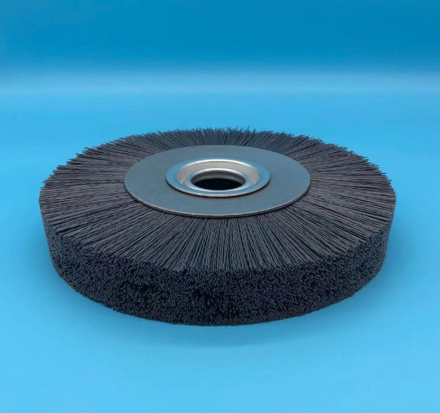 Diameter 200mm Abrasive Wire Polishing Wheel Brush Surface Grinding ...