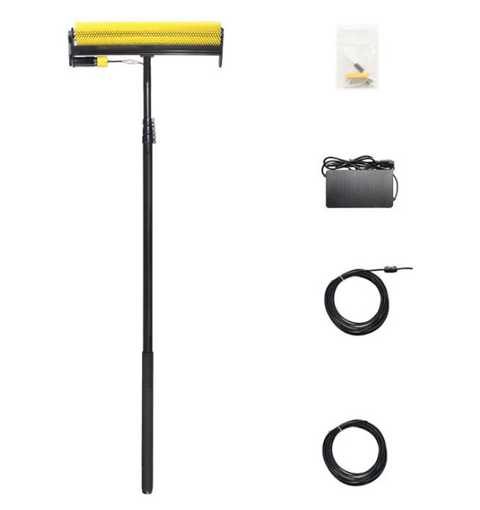 7.5m Pole Photovoltaic Robot Solar Panel Snow Washing Brush