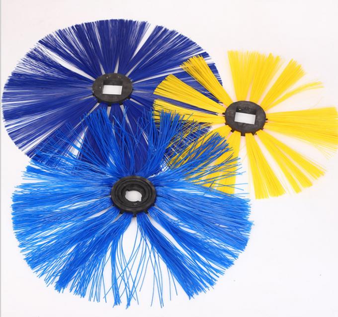 8mm Pin Guardrail Cleaning Wafer Brush Sweeper Roller Brush